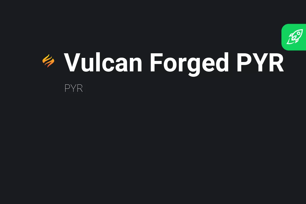 Vulcan Forged PYR (PYR) Price Prediction 2025 2026 2027 - 2030